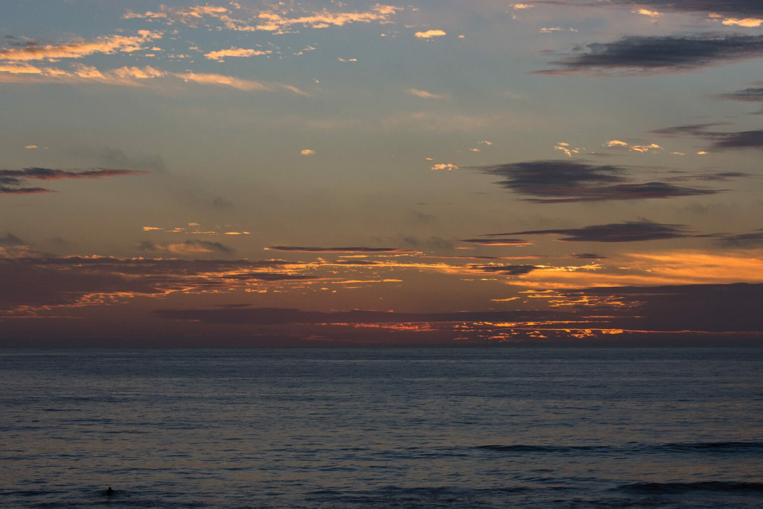 Sunset with the sun below the horizon - Terry Ambrose